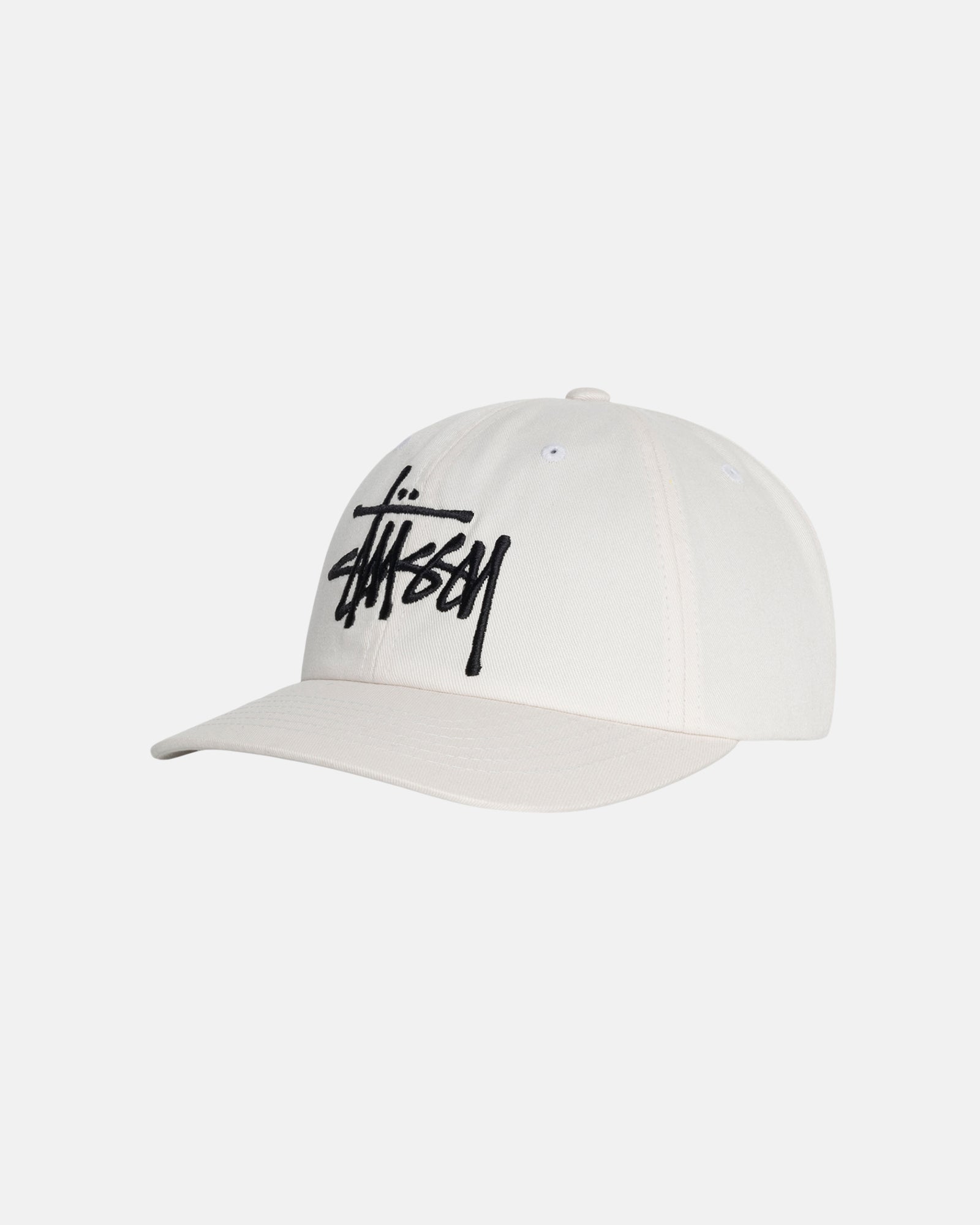 Low Profile Basic Snapback Cap – Snow White – Cheap Stussy UK